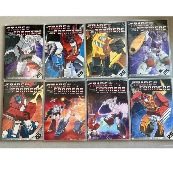 Media | Transformers G1 Animated Series 25th Anniversary Bundle Dvd Set ...